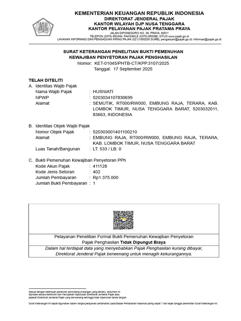 Validasi PPH Husniati | PDF