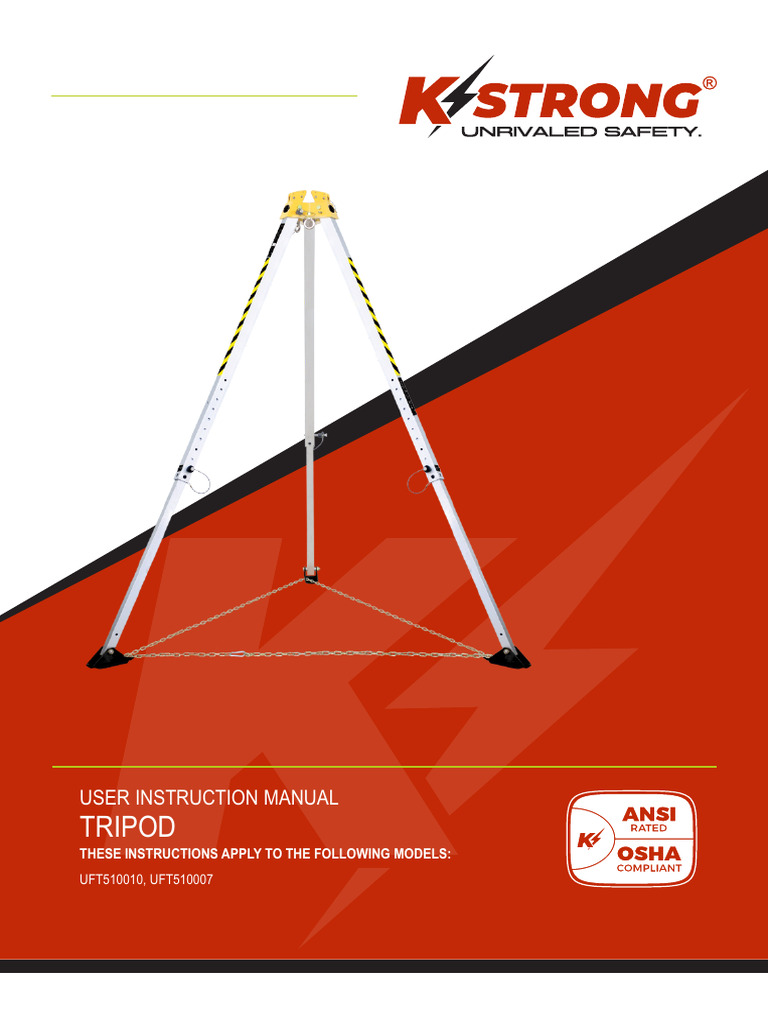 KStrong UIM Tripod 211123 | PDF | Safety