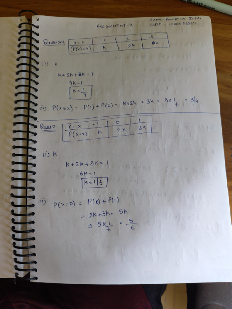 Prob Stat Anubhav26264 | PDF