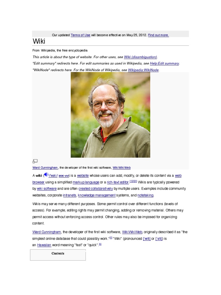 Our Updated Terms of Use Will Become Effective On May 25 | PDF | Wiki ...