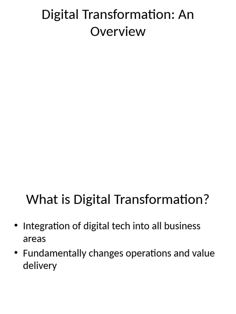 Digital Transformation Pdf