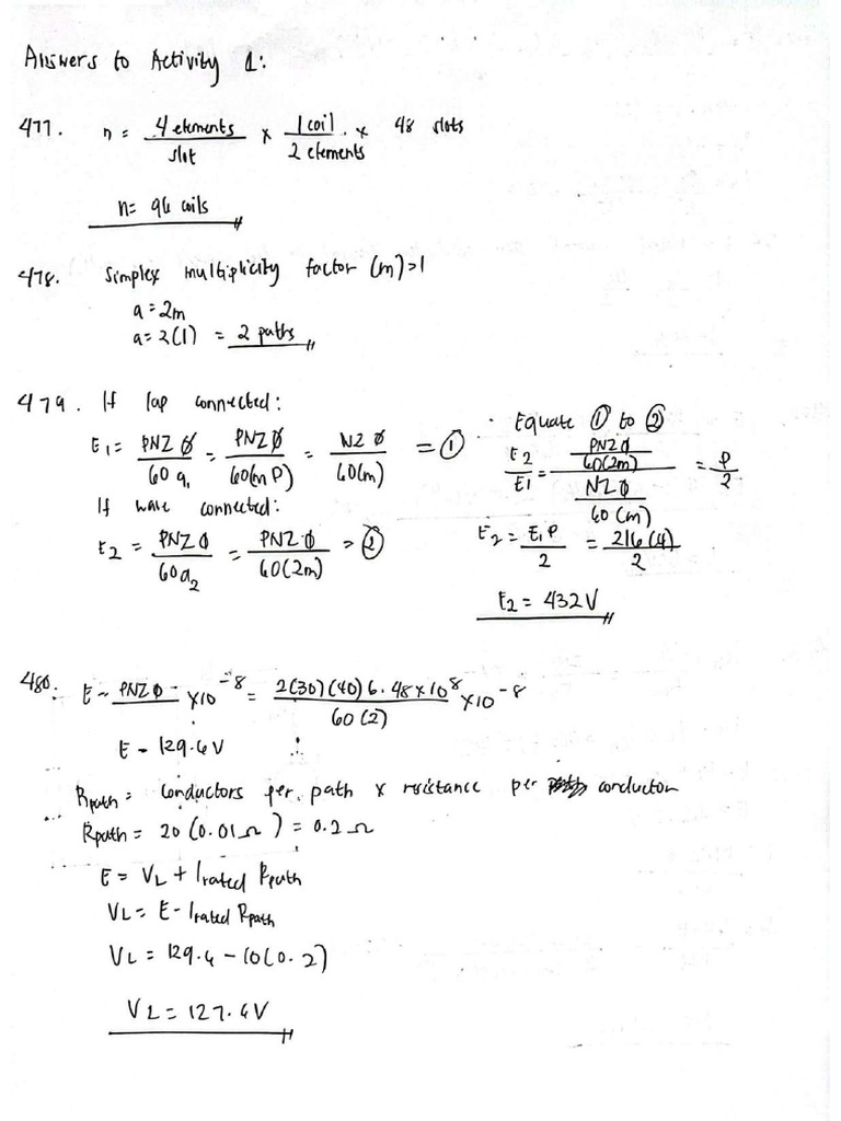 Activity 1 Answers | PDF