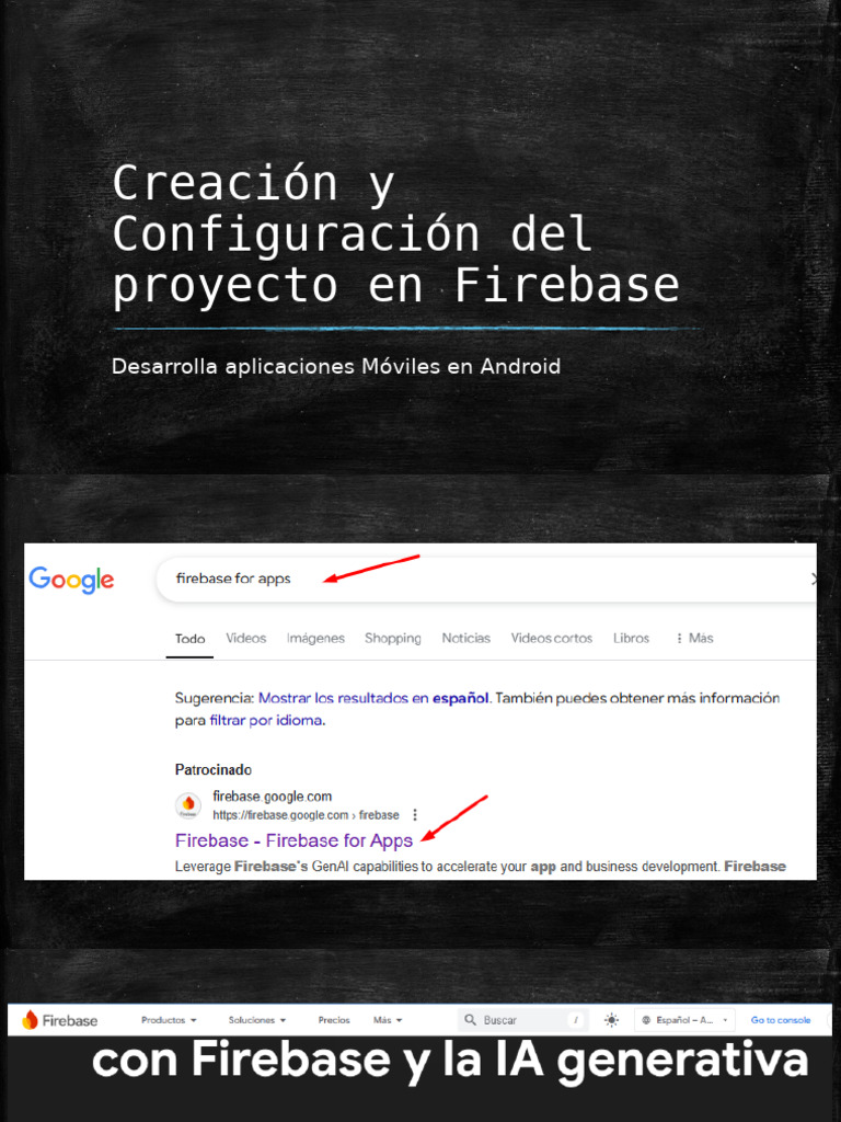 Creación y Configuración Del Proyecto en Firebase | PDF