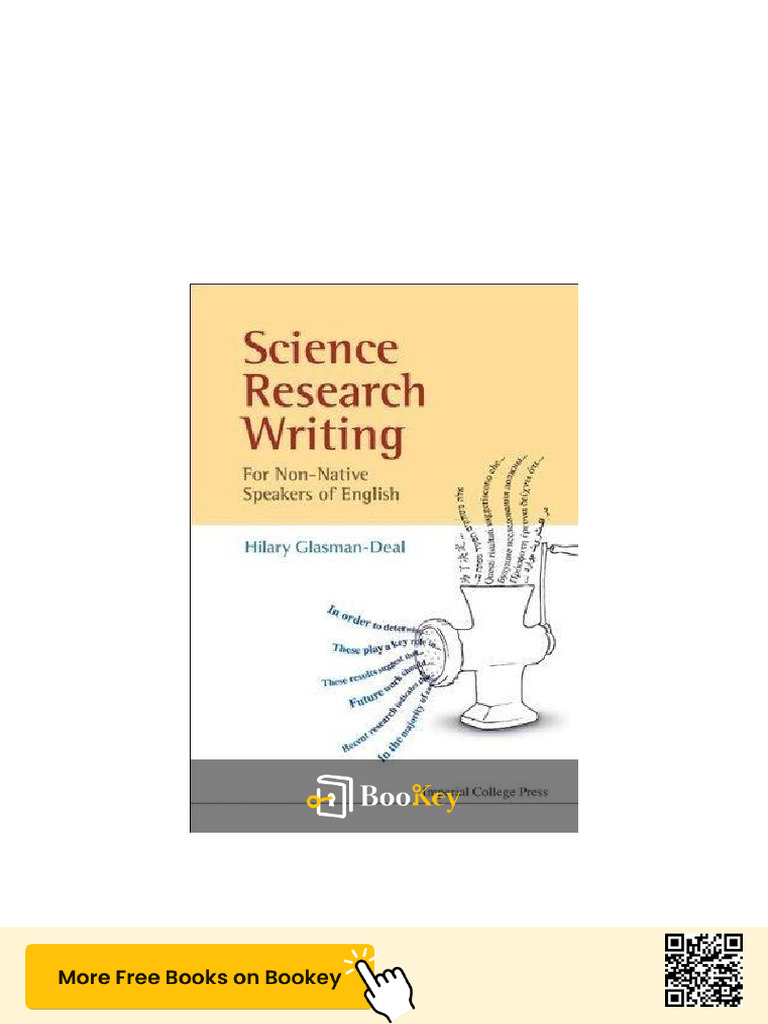 Science Research Writing For Non-Native Speakers of English PDF | PDF ...