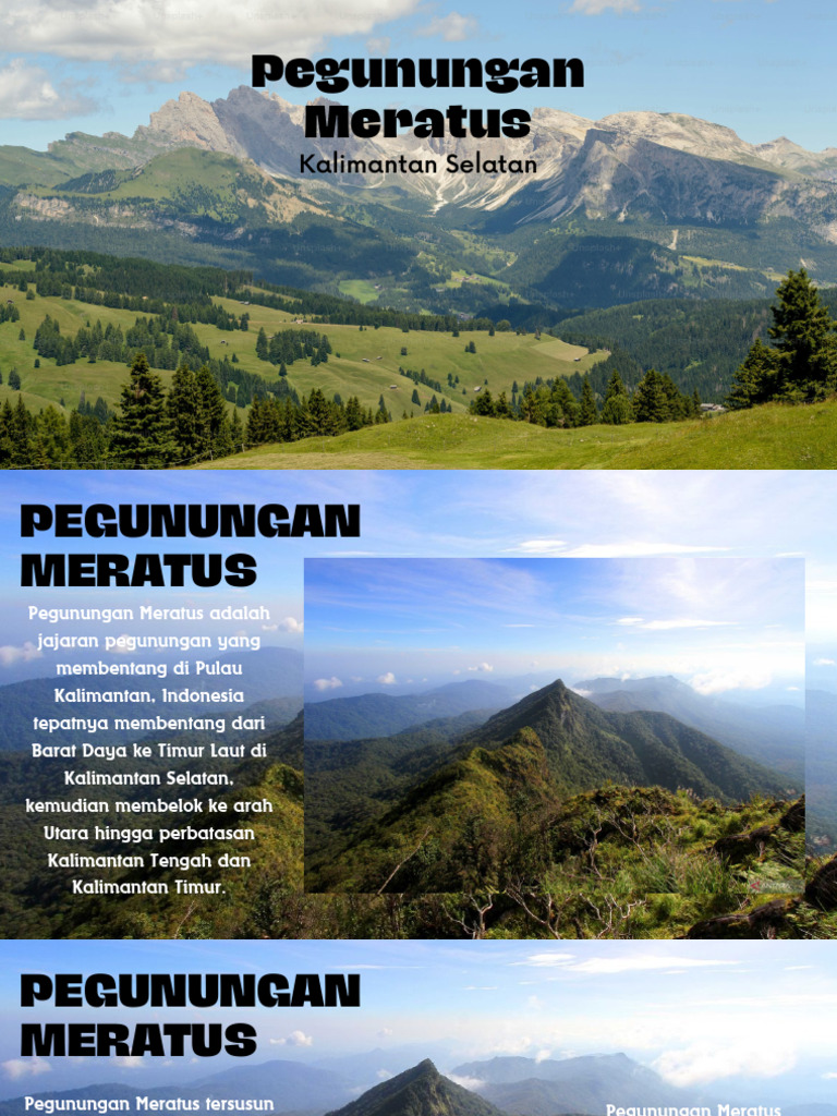 Keindahan Pegunungan Meratus Kalimantan | PDF
