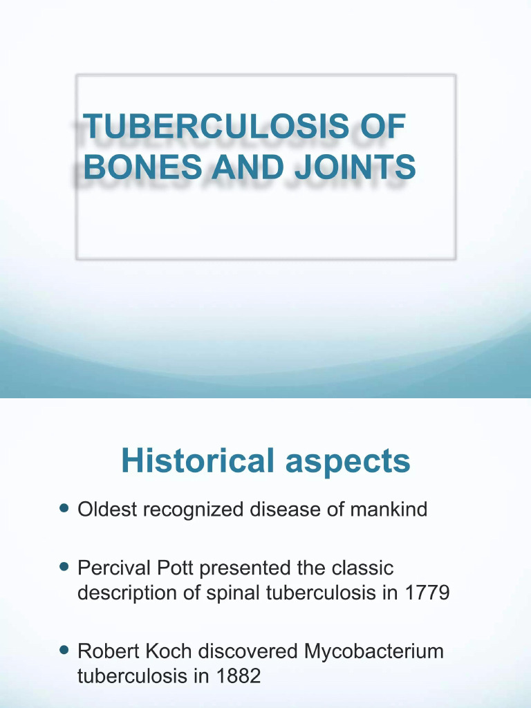 TB of Bones and Joints | PDF