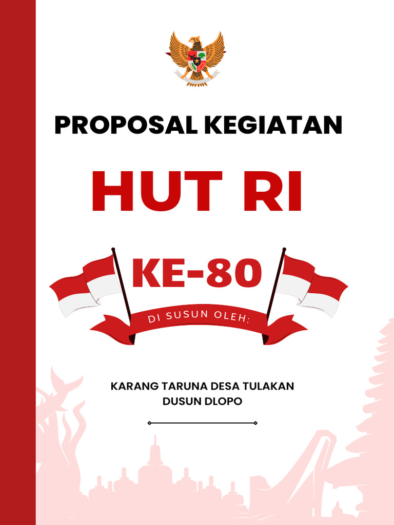 Proposal Kegiatan HUT RI ke-80 Tulakan | PDF