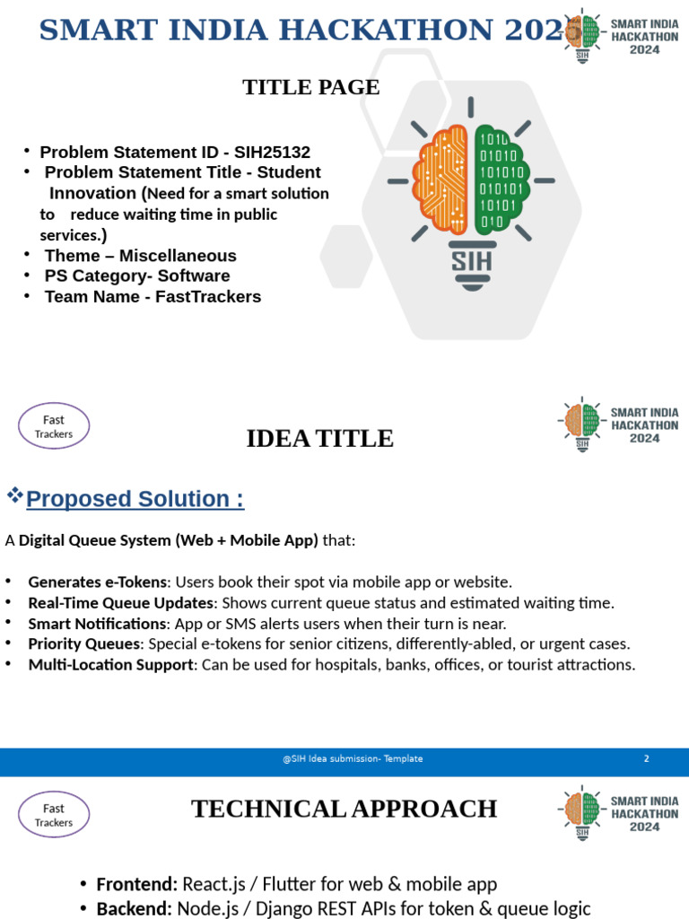 Smart Queue System for Public Services | PDF | Scalability | Mobile App