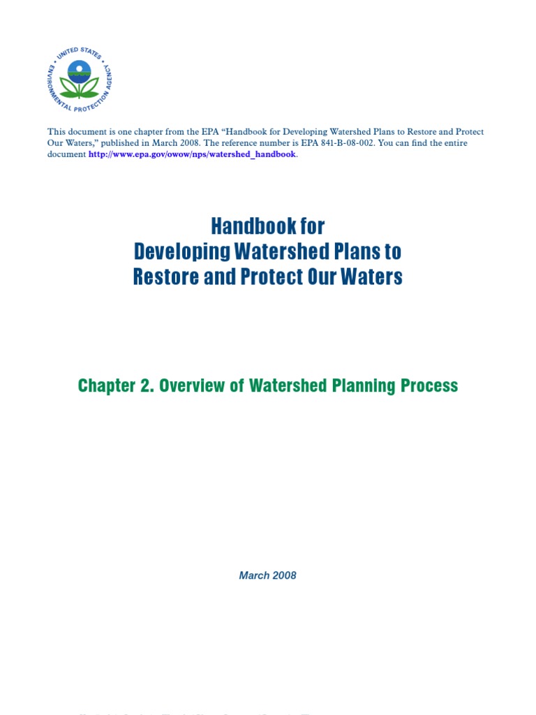 Watershed Planning Process Overview | PDF | Clean Water Act | Water Quality