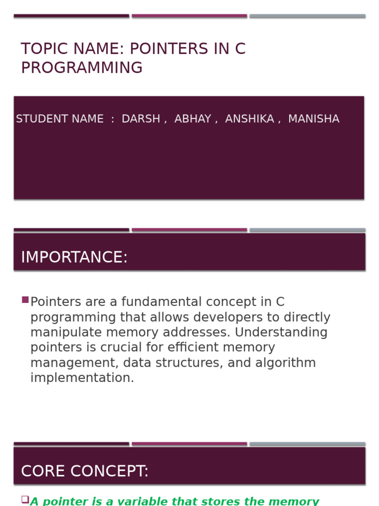 Pointer Cprogramming | PDF