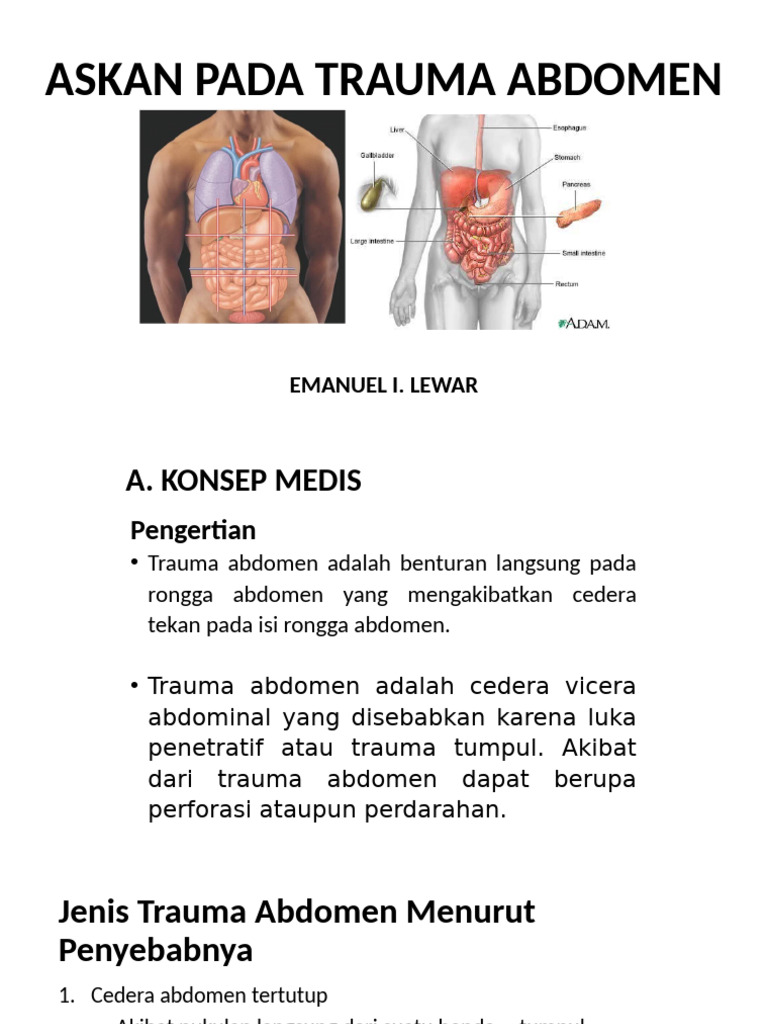 Askan Trauma Abdomen | PDF