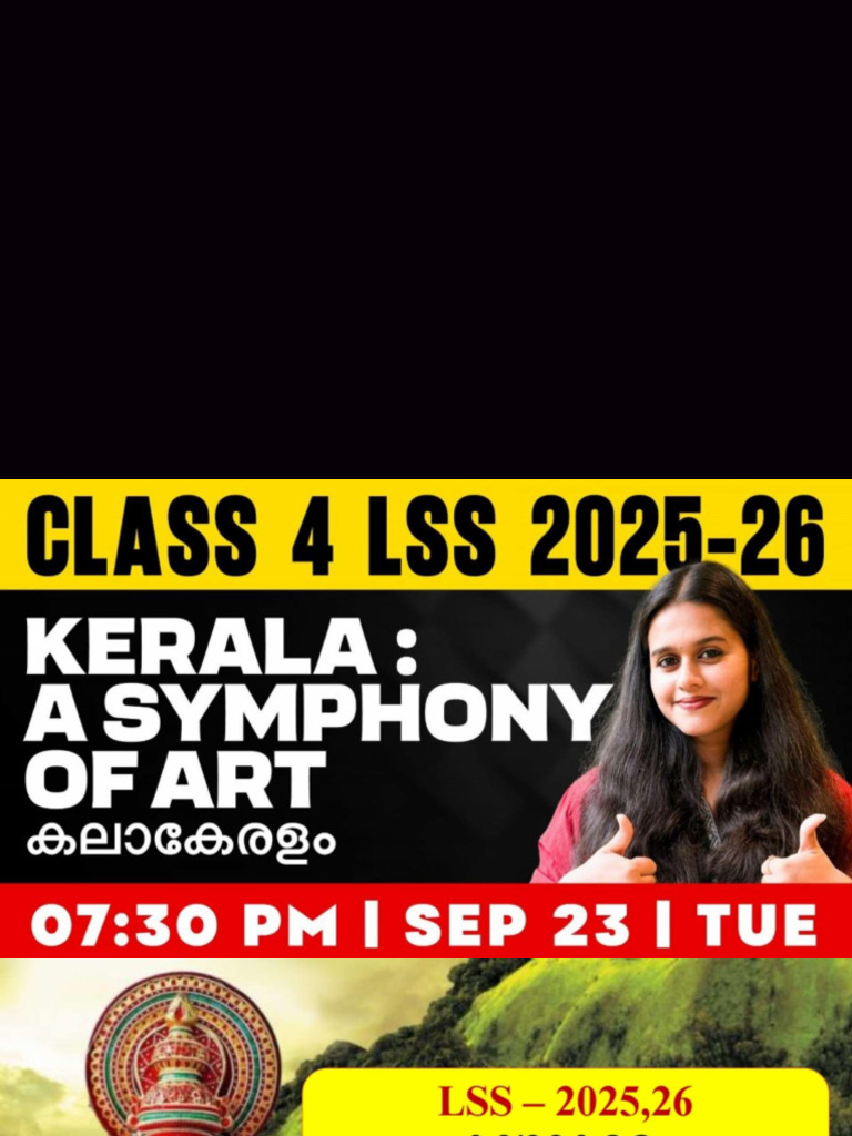 Lss 2025-26 Kerala A Symphony of Art | PDF