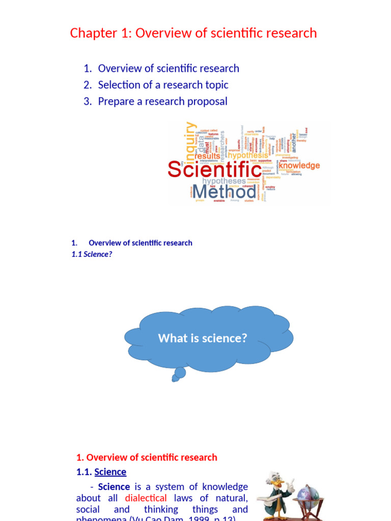 Overview of Scientific Research Methods | PDF | Science | Scientific Method