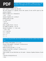 RD Sharma Solutions For Class 10 Chapter 16 Surface Areas and Volumes ...