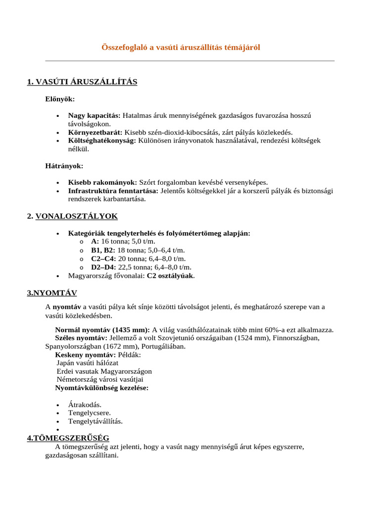 Vasúti Forgalom | PDF