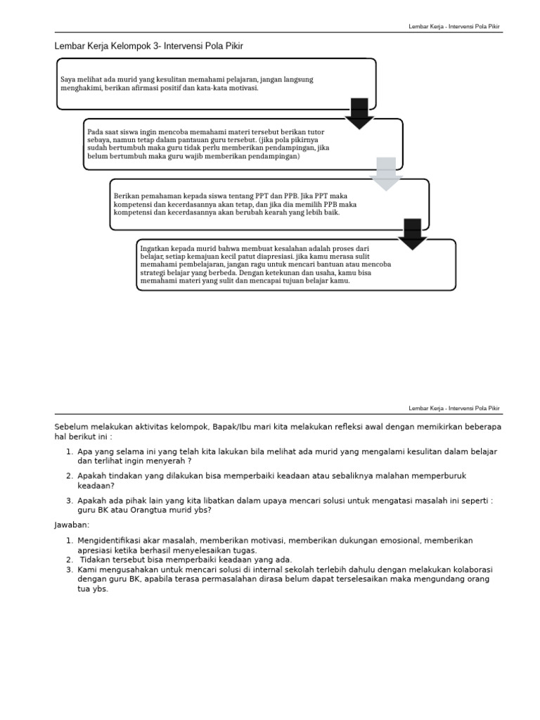 Lembar Kerja IPP | PDF