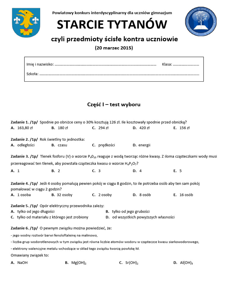 2015 Starcie Tytanow | PDF