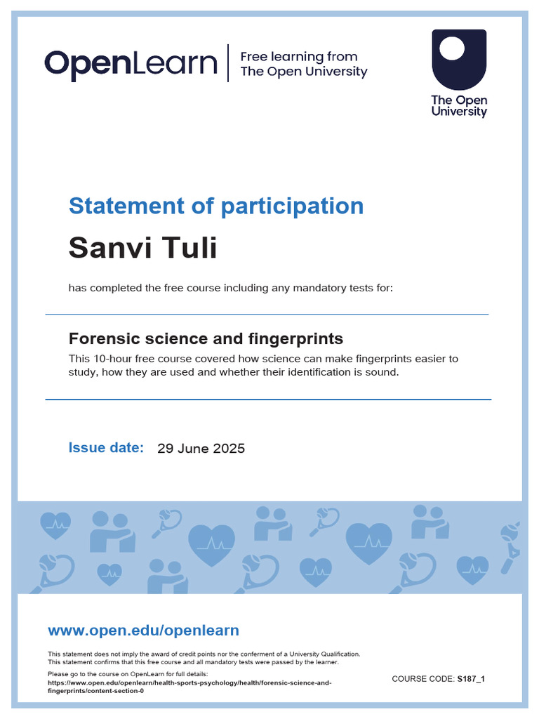 Forensic Science and Fingerprints | PDF | Science | Forensic Science