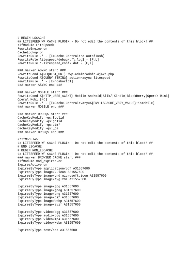 Htaccess Backup For | PDF | Word Press | Digital Technology