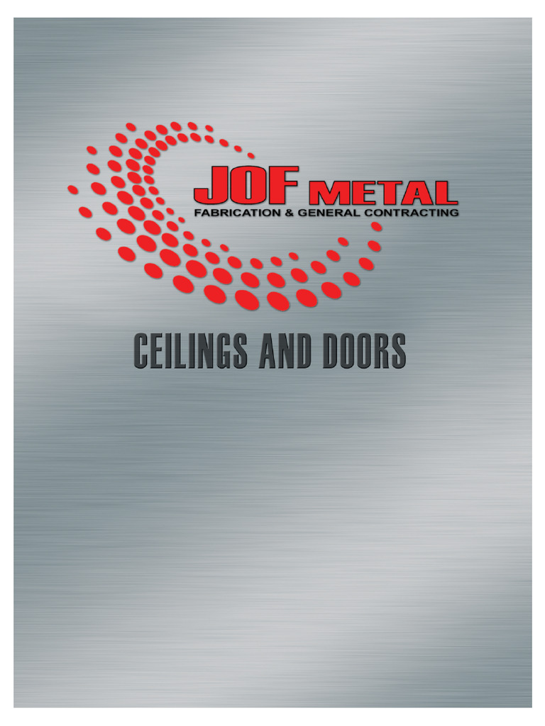 JOF Metal Work Product | PDF