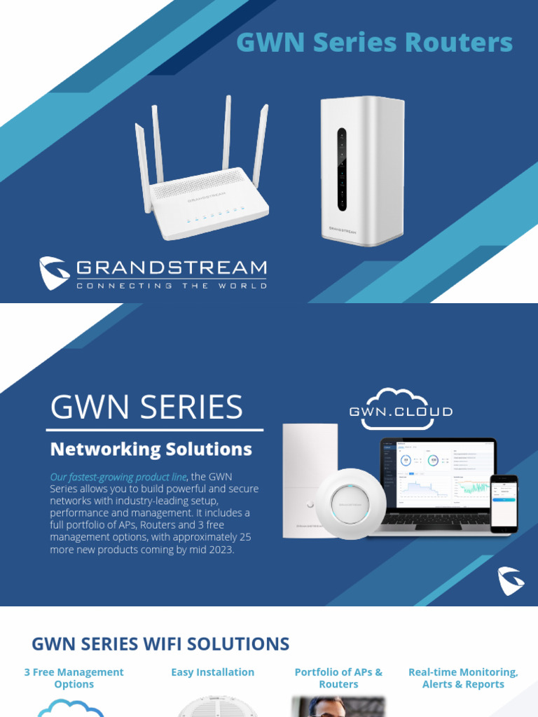 GWN Series Routers: Wi-Fi Solutions Overview | PDF | Wi Fi | Computer ...