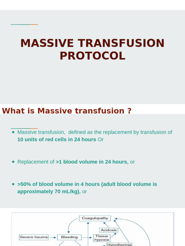 Untitled Presentation 1 | PDF | Bleeding | Blood Transfusion