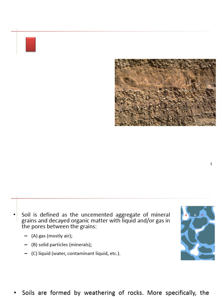 Soil Mechanics and Particle Analysis | PDF | Rock (Geology) | Weathering