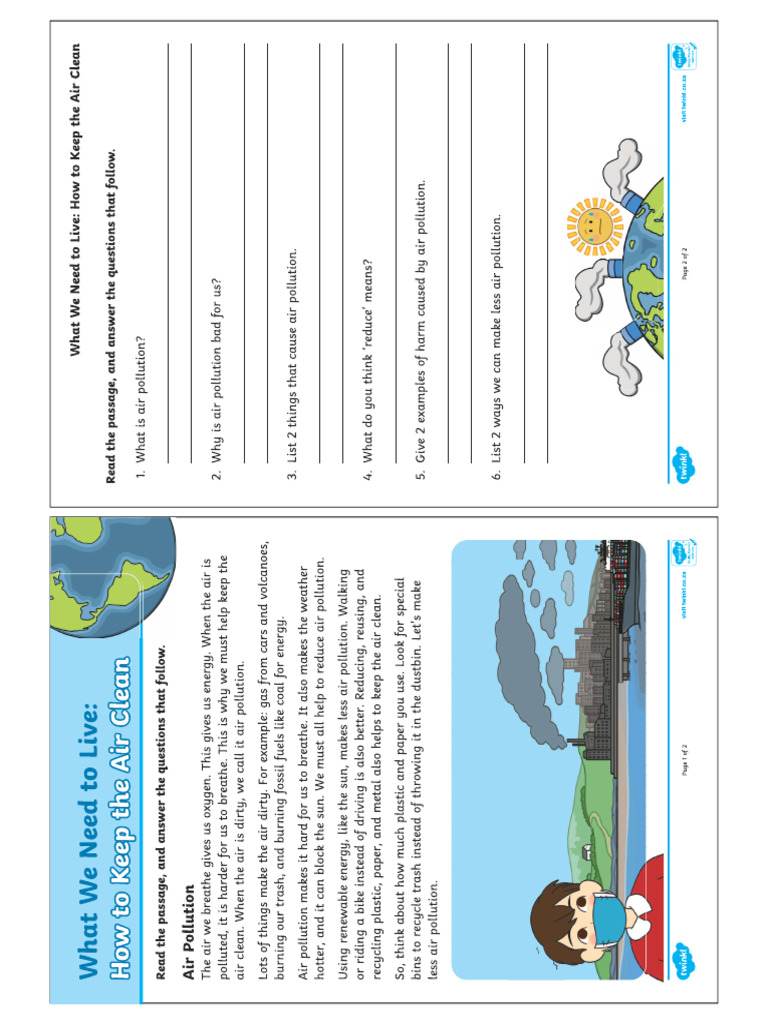 14xreading Air Pollution | PDF