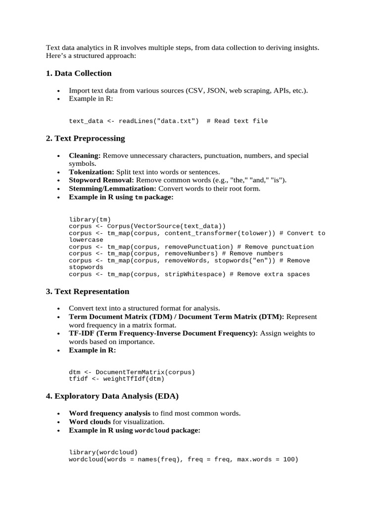 Text Analysis Techniques in R | PDF | Digital Technology | Computer Data