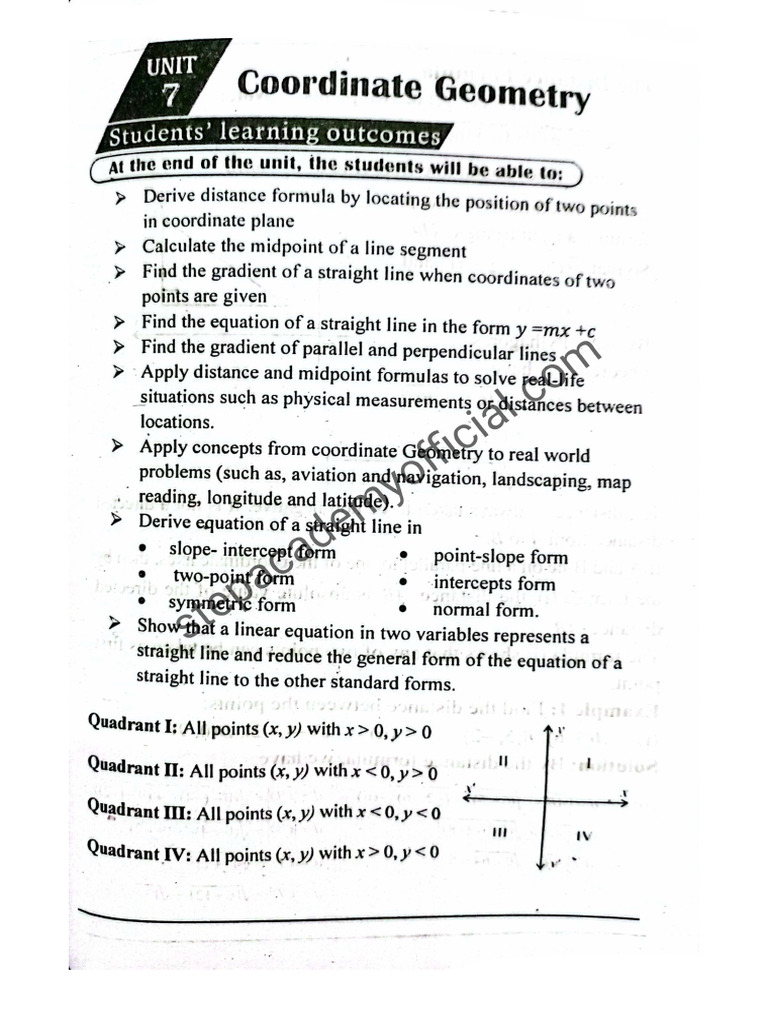 9 Math Chapter 7 1 1 | PDF