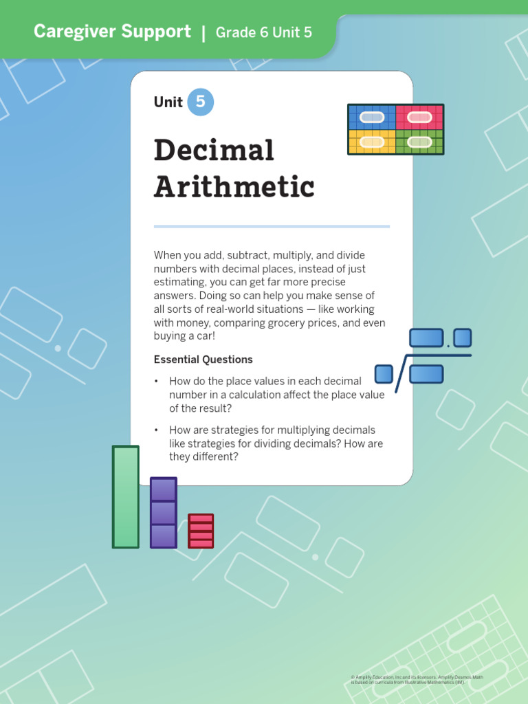 Mastering Decimal Arithmetic Techniques | PDF | Multiplication | Area