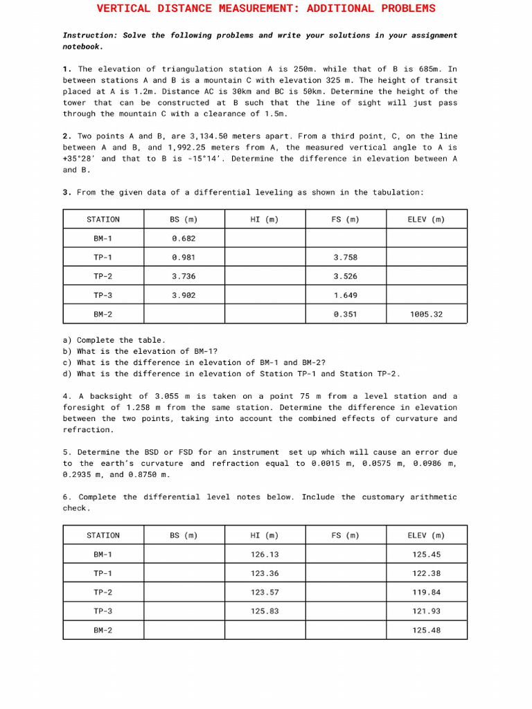 LESSON 3 Additional Problems | PDF