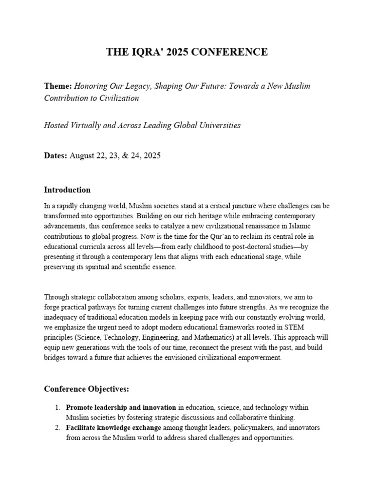 Conference Structure 0 Detailed Program | PDF | Innovation | Pakistan