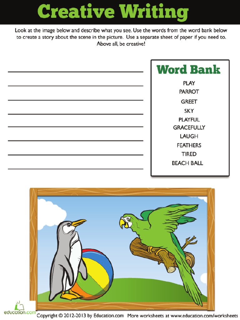 Silly Writing Prompt | PDF