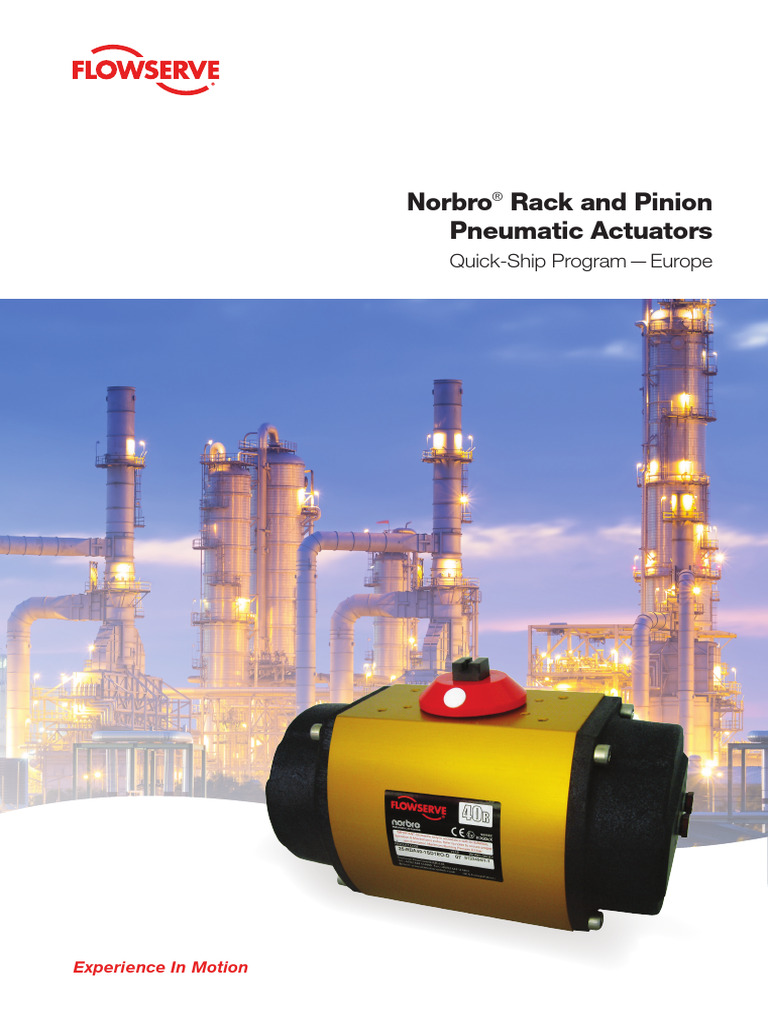 Norbro Rack and Pinion Aifly001092 - en - A4 | PDF | Actuator