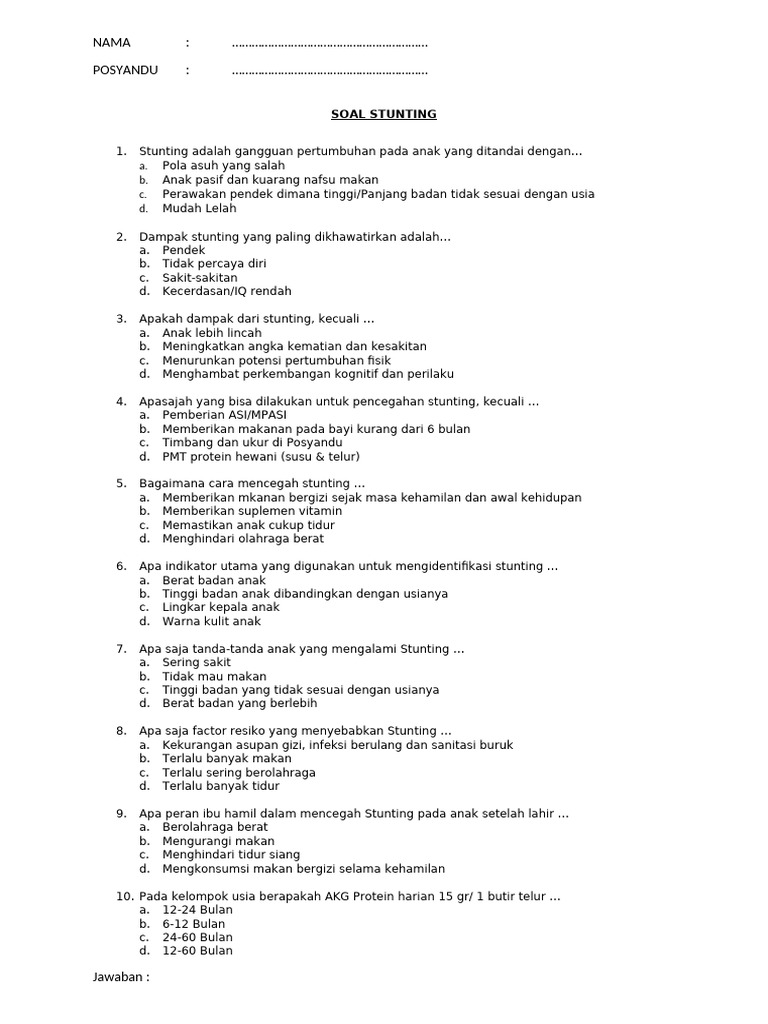 Pre Test Dan Post Test | PDF