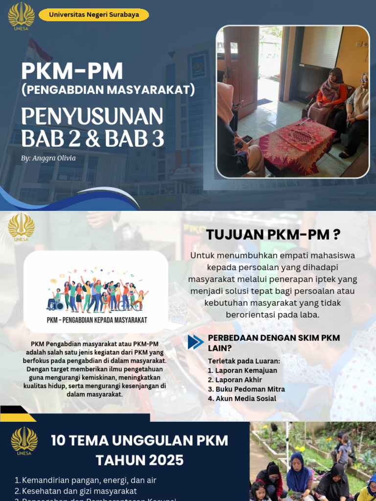 Panduan PKM-PM dan 10 Tema 2025 | PDF