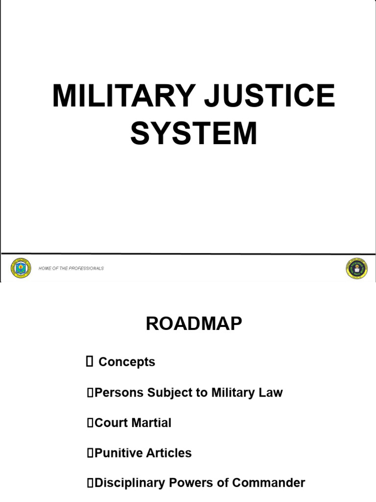 Overview of Military Justice System | PDF | Court Martial | Desertion