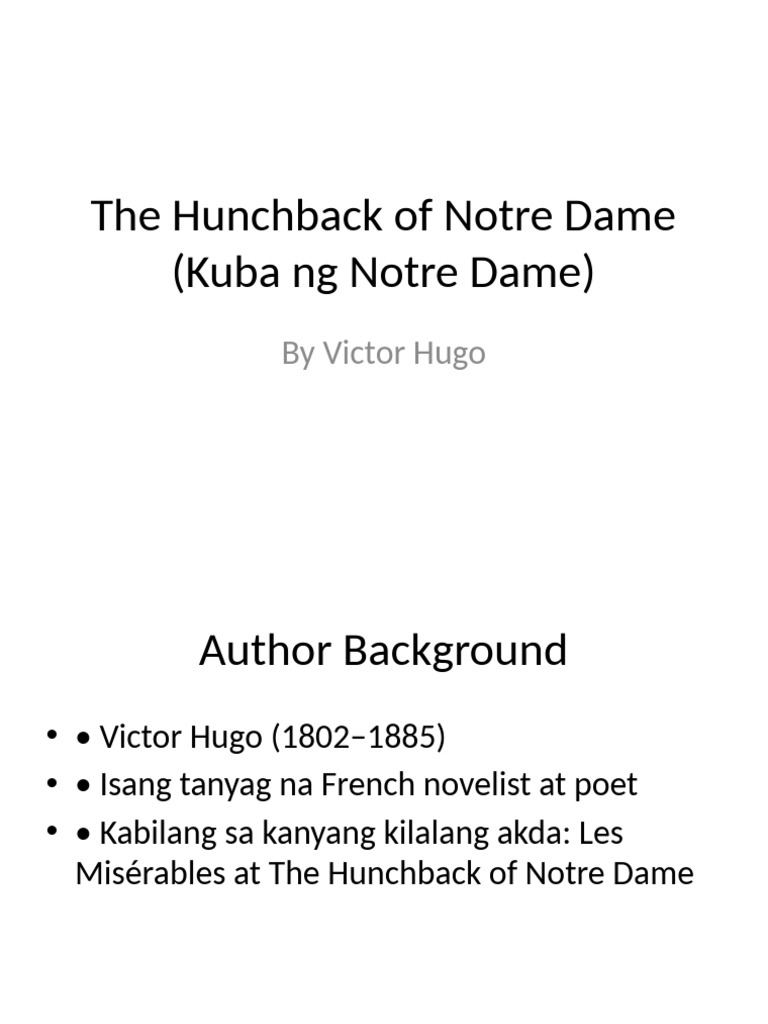 Kuba NG Notre Dame | PDF