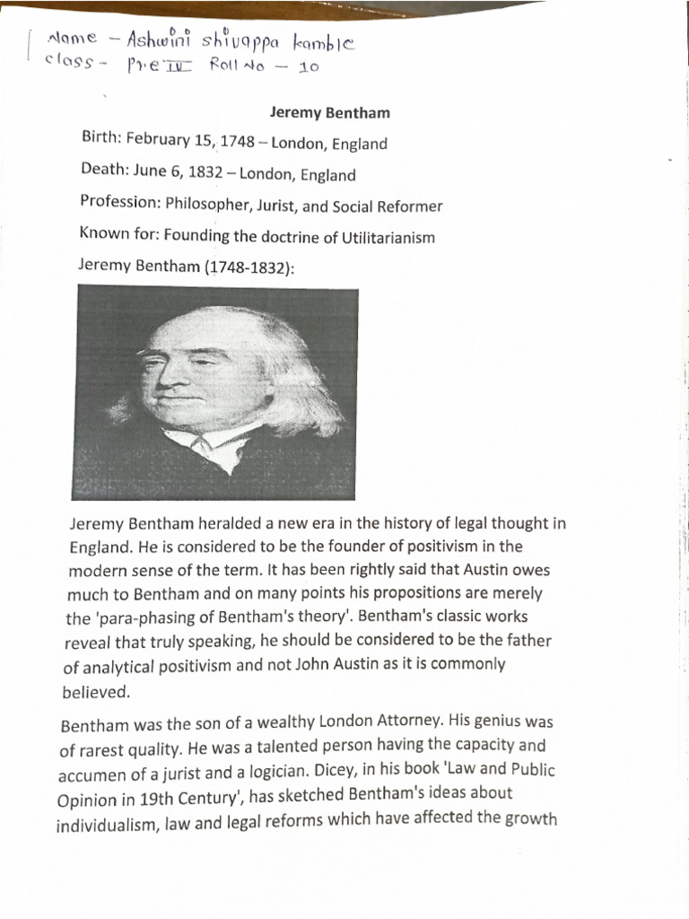 Bentham | PDF