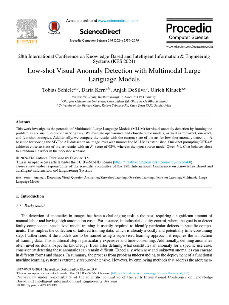 Low-Shot Visual Anomaly Detection | PDF | Computing | Cognitive Science