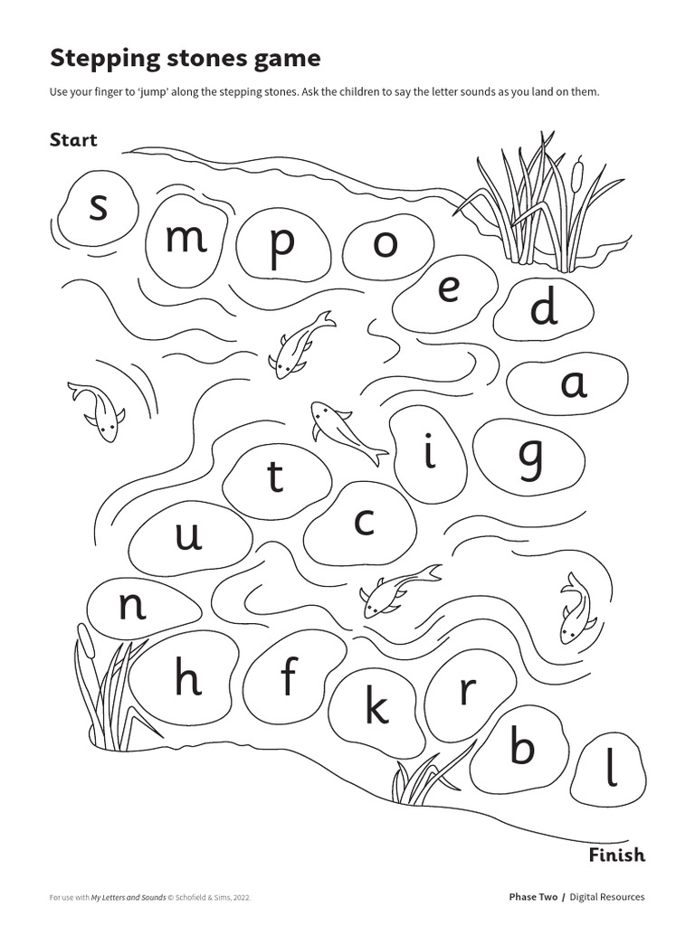 My Letters and Sounds Phase Two - Stepping Stones Game | PDF