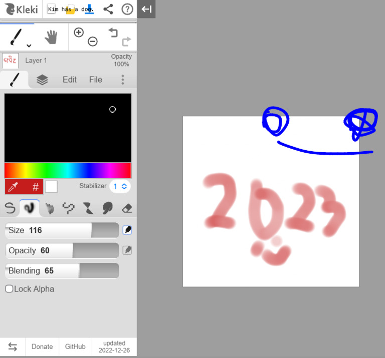 Kleki Layers and Paint Settings | PDF
