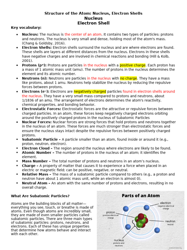 Electron Layers in Atomic Structure | PDF | Atoms | Atomic Nucleus