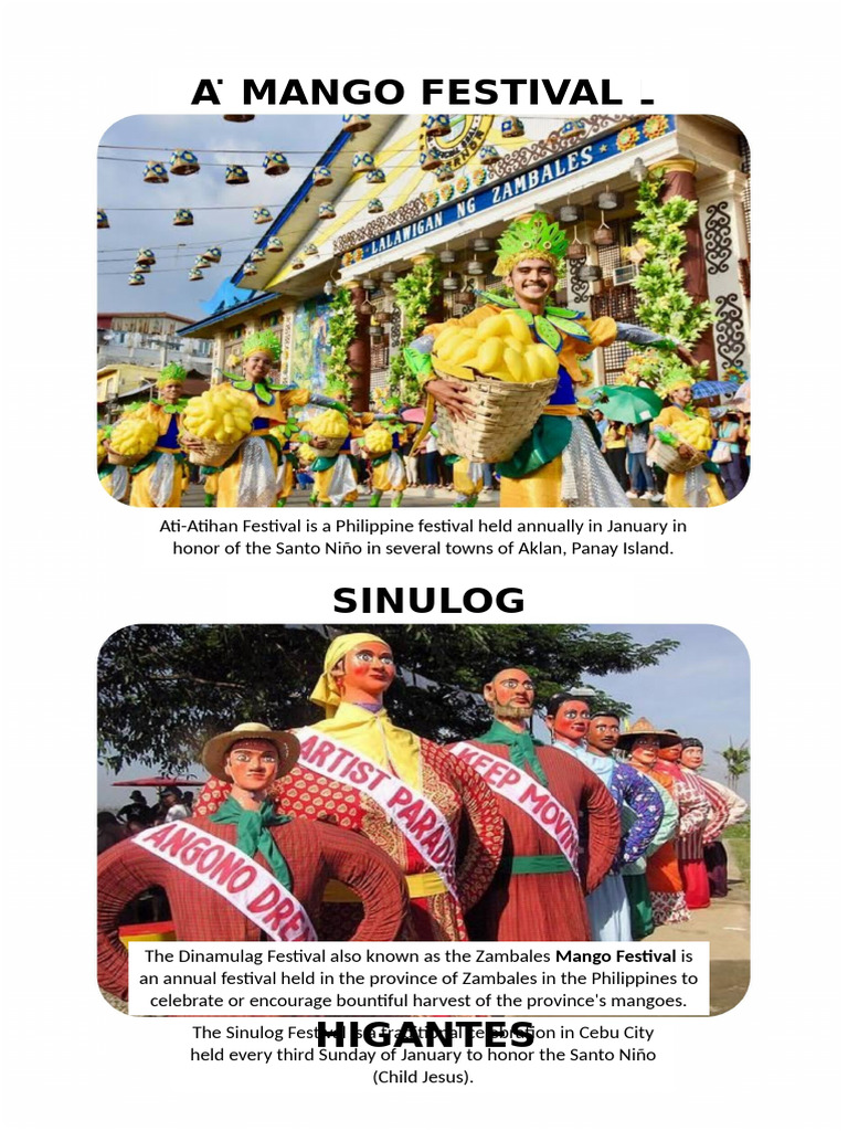 Philippine Festivals Celebrating Culture | PDF