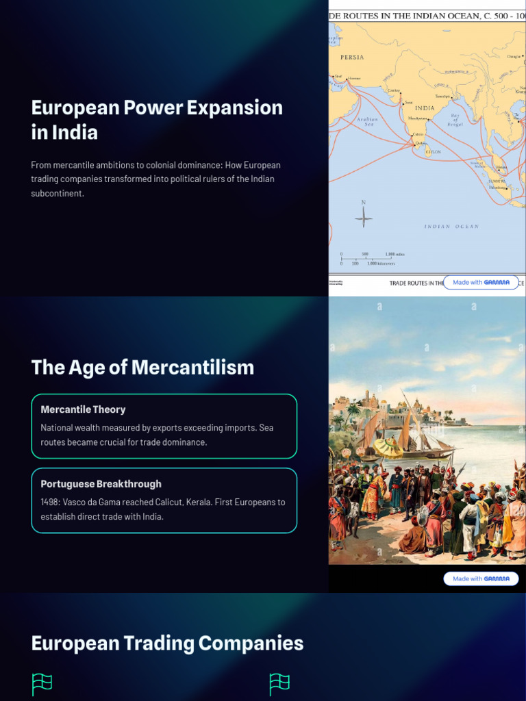 European Colonial Power in India | PDF | Mughal Empire