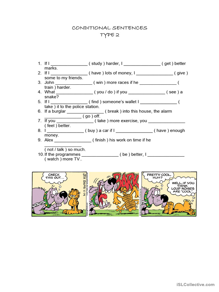 Conditional Sentences Type 2 | PDF