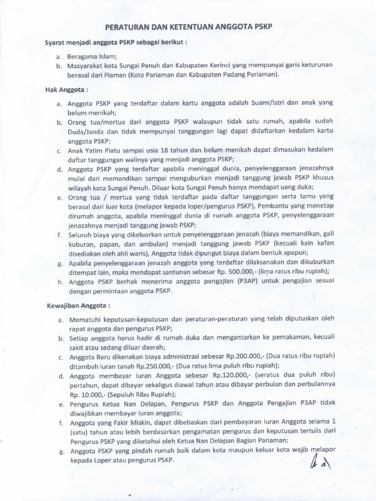 Peraturan PSKP Mulai Agustus 2025 | PDF