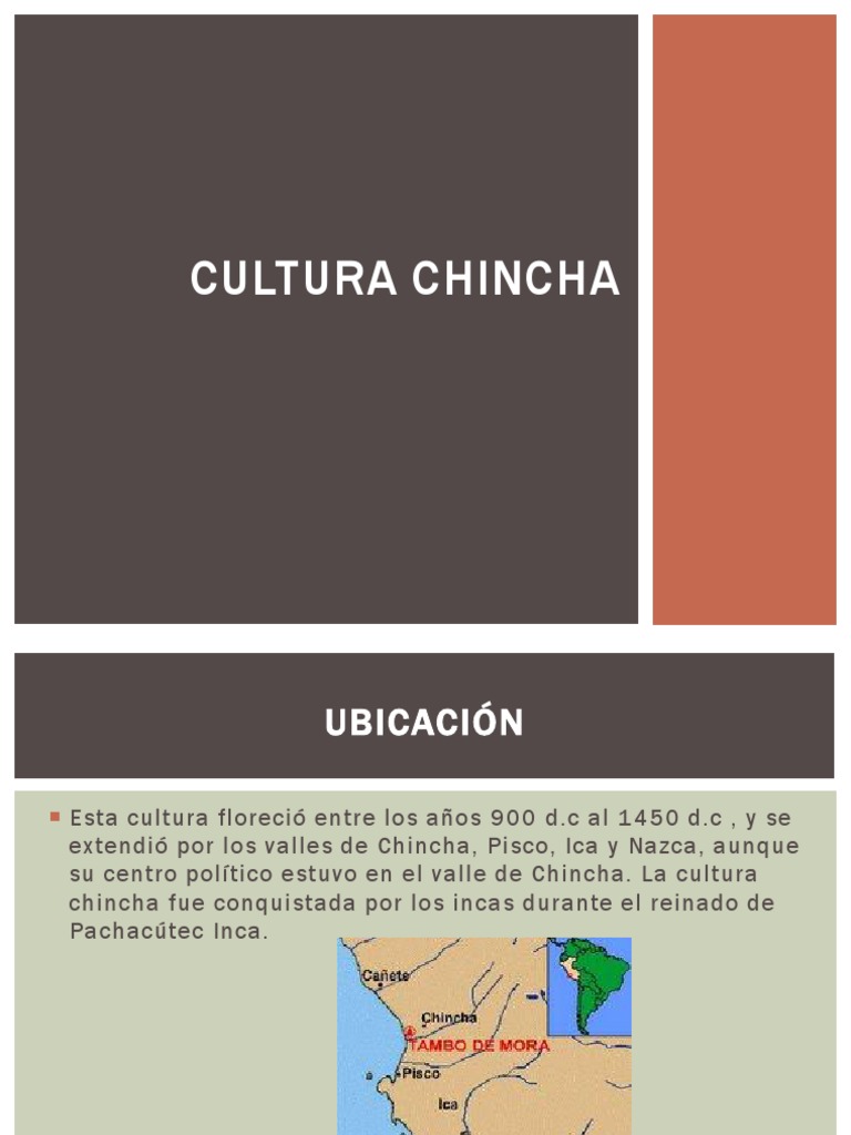 Historia y Ubicación de la Cultura Chincha | PDF | Arqueología ...