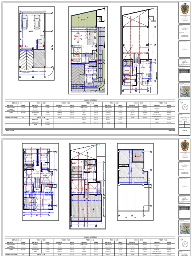 Arquitectonico Casa Tipo 1 | PDF